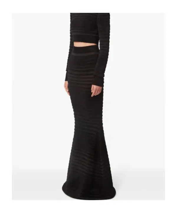 Nina Ricci Striped Mermaid Skirt