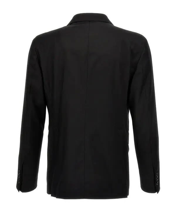 Tagliatore Double-breasted Two-piece Suit Set - Black