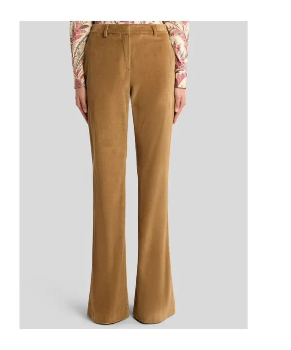 Etro Corduroy Velvet Trousers