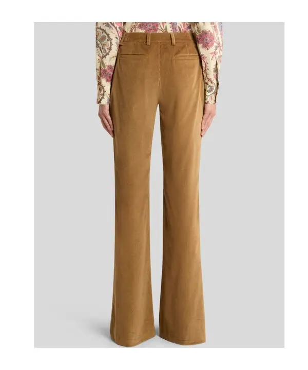Etro Corduroy Velvet Trousers