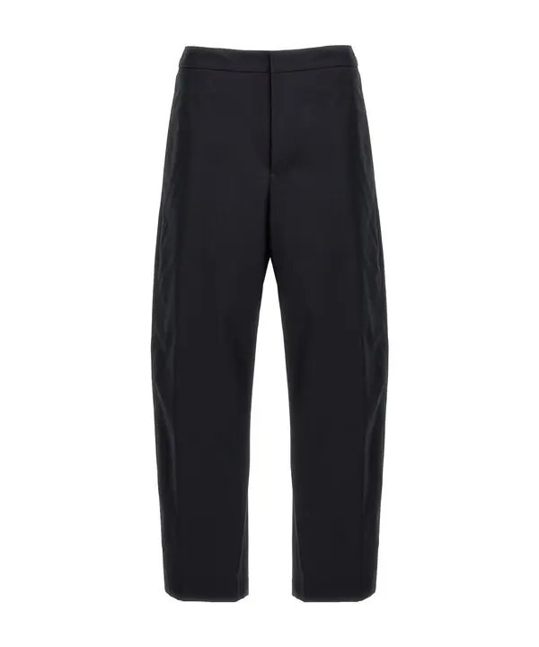 JIL SANDER Logo Embroidered Elastic Waist Trousers