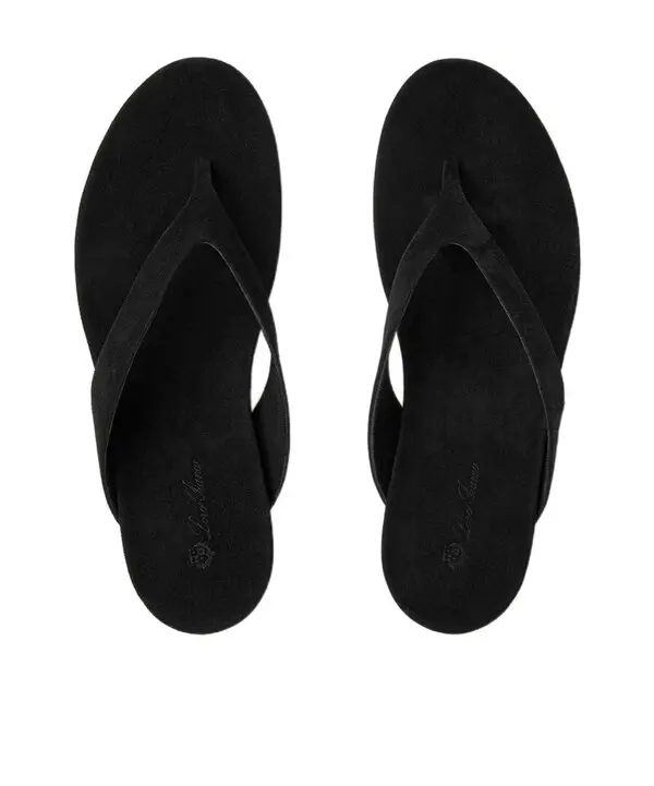 Loro Piana Ida Suede Sandals