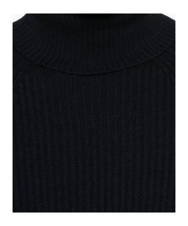 ZANONE Ribbed Turtleneck Long Sleeve Sweater