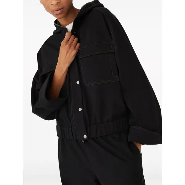 Brunello Cucinelli Contrast-stitch Hooded Jacket