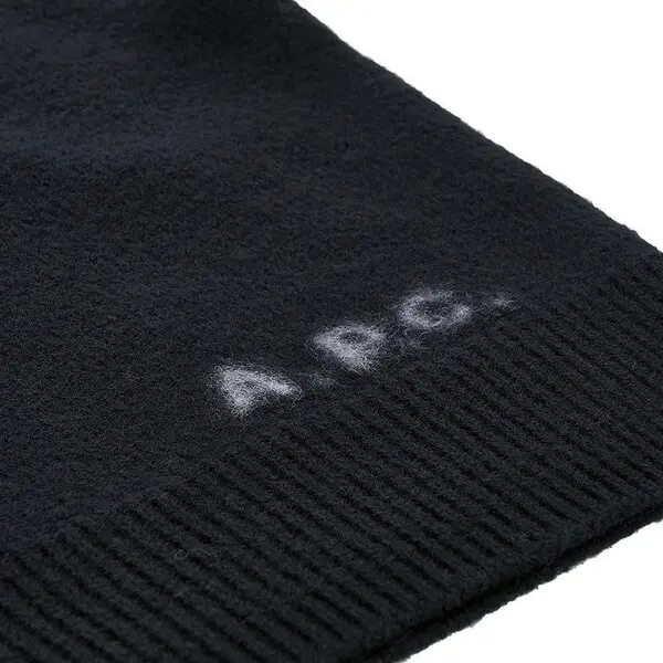 A.p.c. Esther Round Neck Sweater - Black