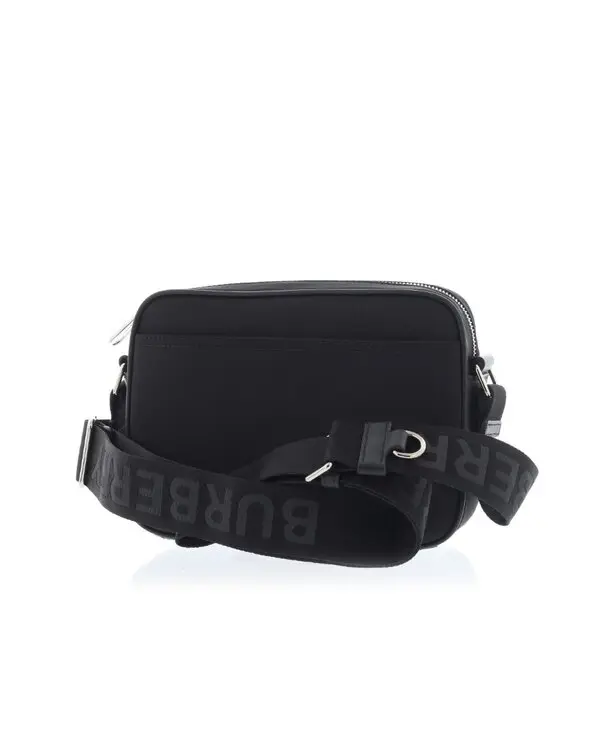 Burberry Logo Printed Zip-up Crossbody Bag