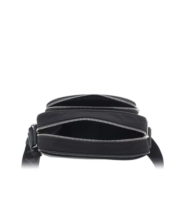 Burberry Logo Printed Zip-up Crossbody Bag