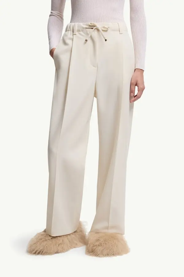 Moncler Tailored Trousers With Drawstring Waist
