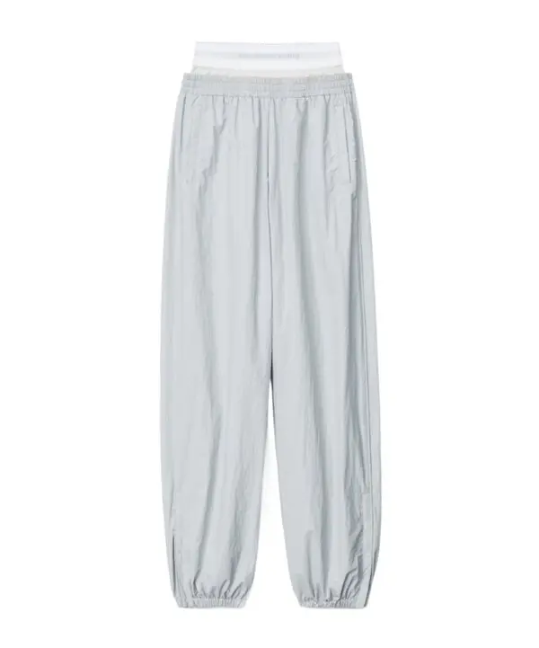 Alexander Wang Mid-rise Track Pants With Exposed Logo Trim - No