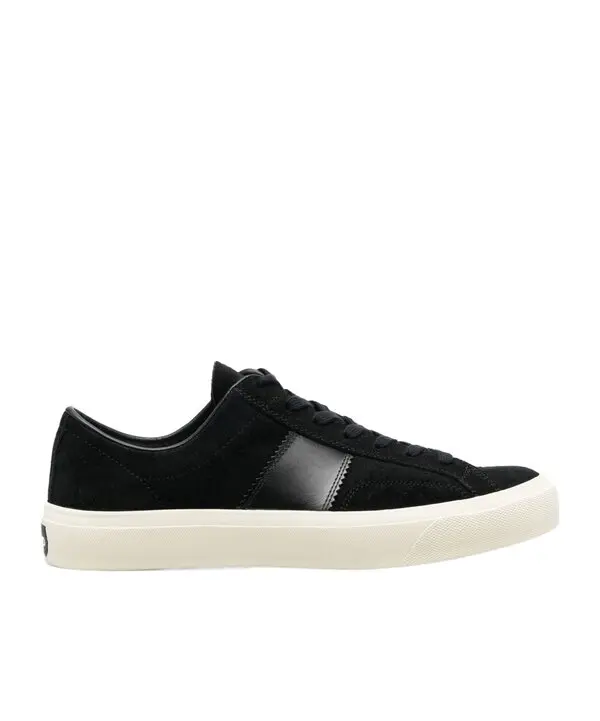 TOM FORD Logo Strap Casual Sneakers - Black