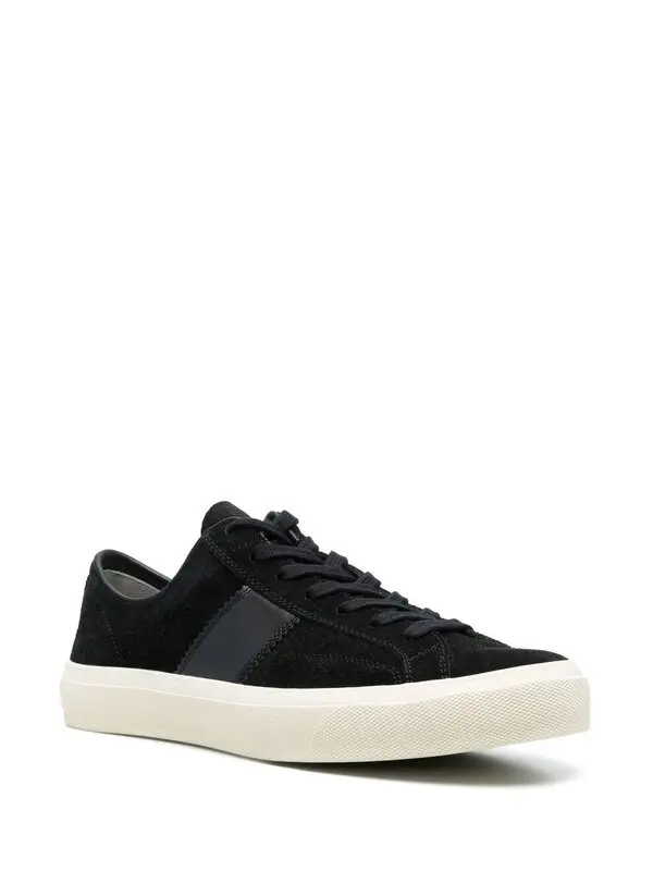 TOM FORD Logo Strap Casual Sneakers - Black