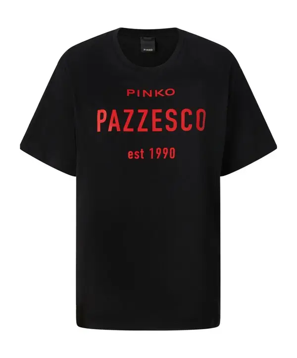 Pinko Pazzesco Est 1990" Print T-shirt