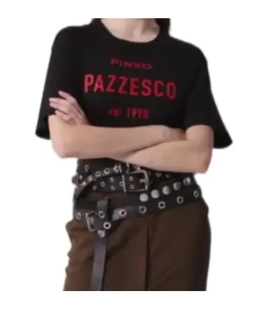 Pinko Pazzesco Est 1990" Print T-shirt