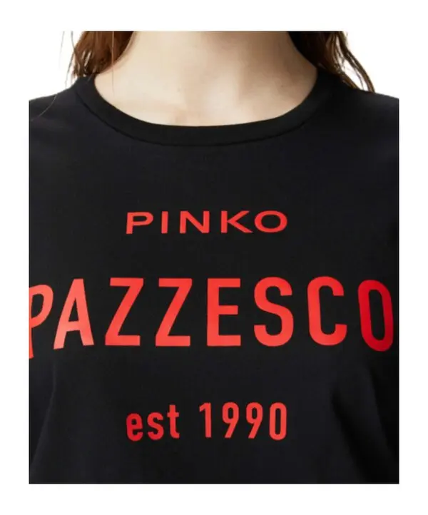 Pinko Pazzesco Est 1990" Print T-shirt