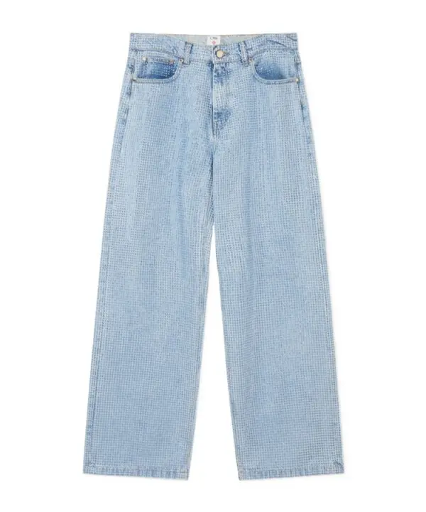 Casablanca Embellished Jeans - Blue
