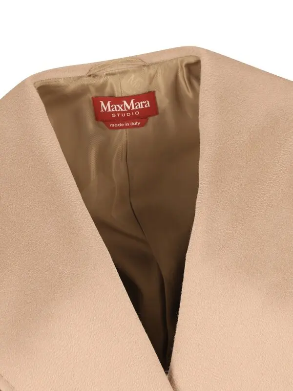 Max Mara Newmang Belted Hooded Coat - Camel