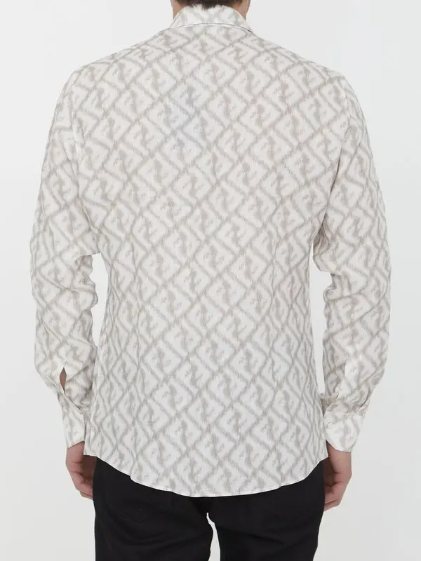 Fendi Allover Ff Motif Buttoned Shirt