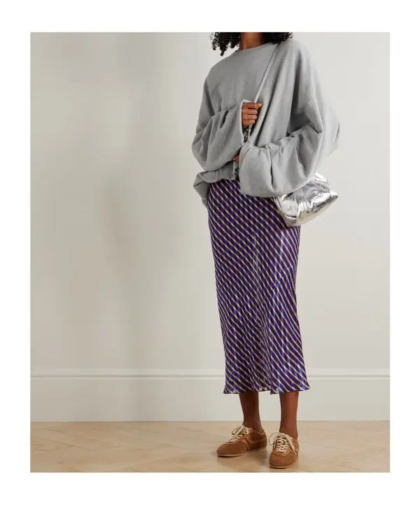 Dries Van Noten Cotton Knit Draped Sweatshirt