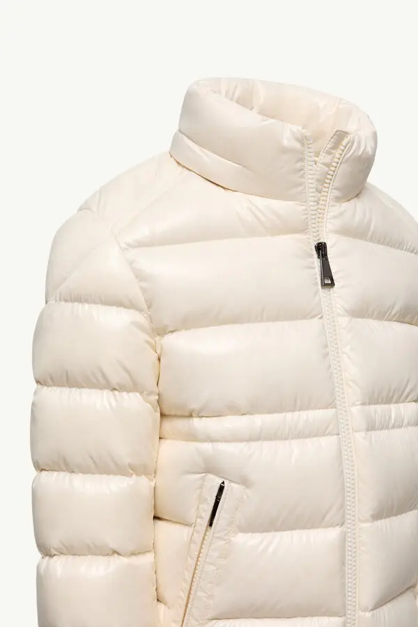 Moncler Maire Hooded Down Jacket - White