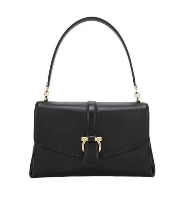 FERRAGAMO Gancio Buckle Top Handle Bag