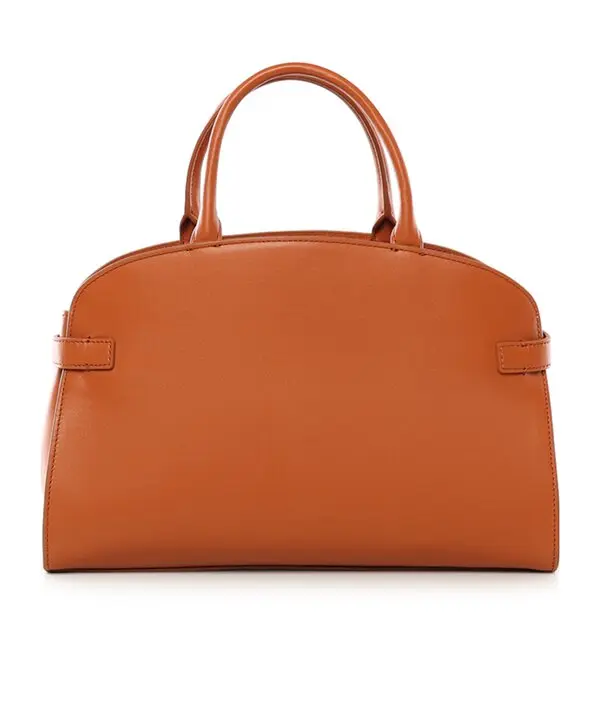 COCCINELLE Sabine Medium Tote Bag With Logo Stamp - Brown