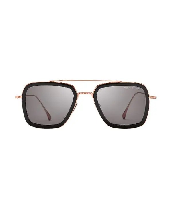 Dita Logo Square Frame Sunglasses - Gray