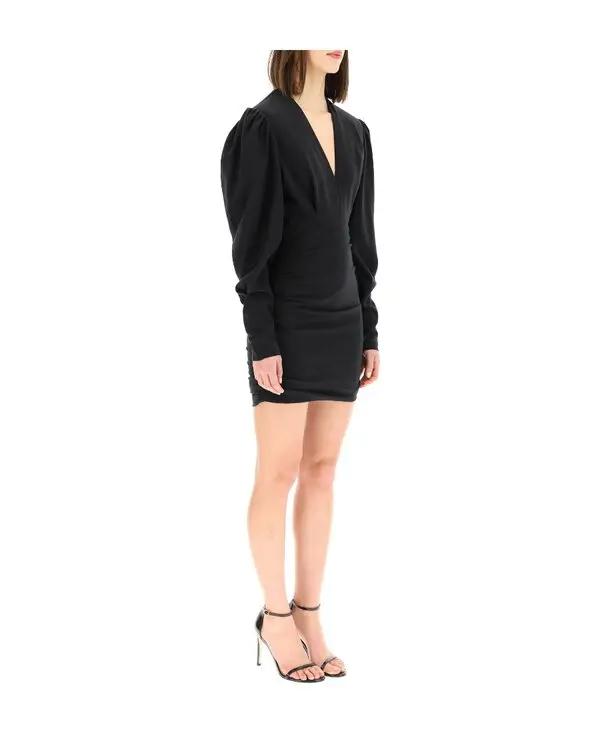 Isabel Marant Étoile Long Sleeve V-neck Dress