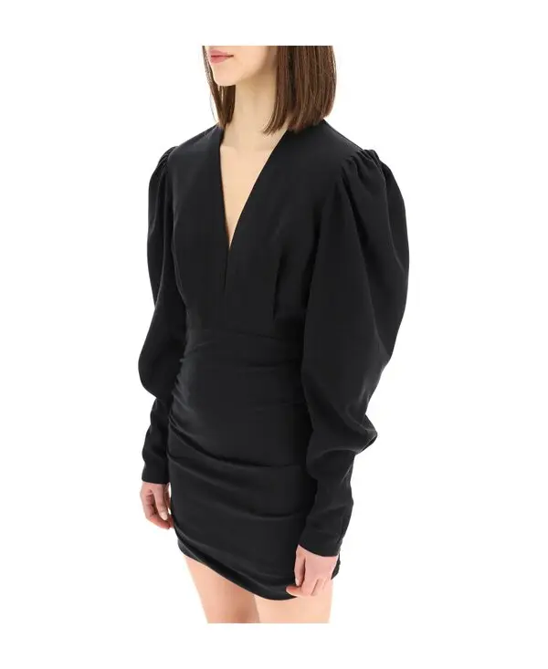 Isabel Marant Étoile Long Sleeve V-neck Dress
