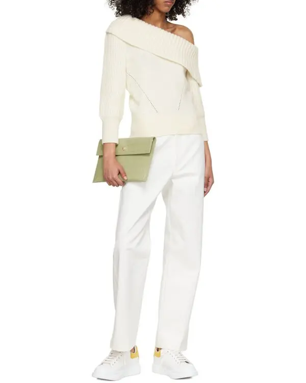 Alexander McQueen Classic Low-top Sneakers With Contrast Heel - White