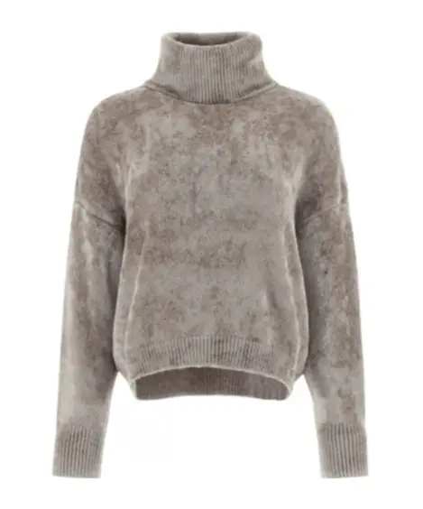 Herno Turtleneck Cropped Sweater