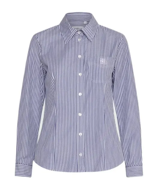 Marella Fitted Cotton Shirt With Embroidered Pocket
