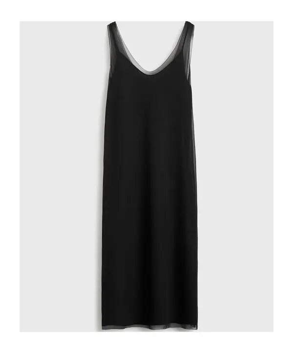 TOTEME Sleeveless Chiffon Midi Dress