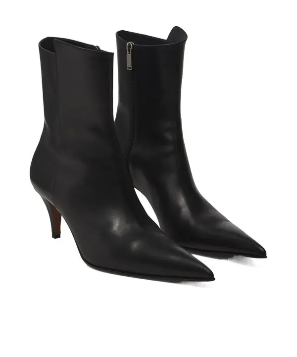 Alexander McQueen Birdee Pointed-toe Ankle Boots