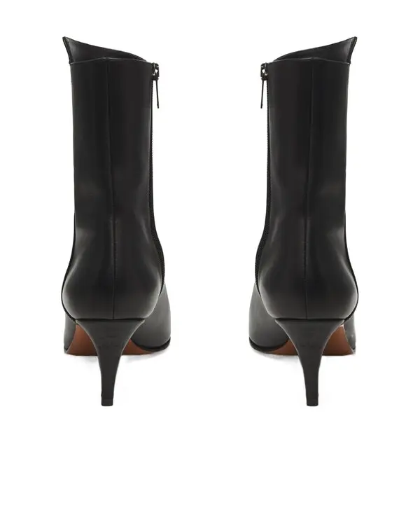 Alexander McQueen Birdee Pointed-toe Ankle Boots