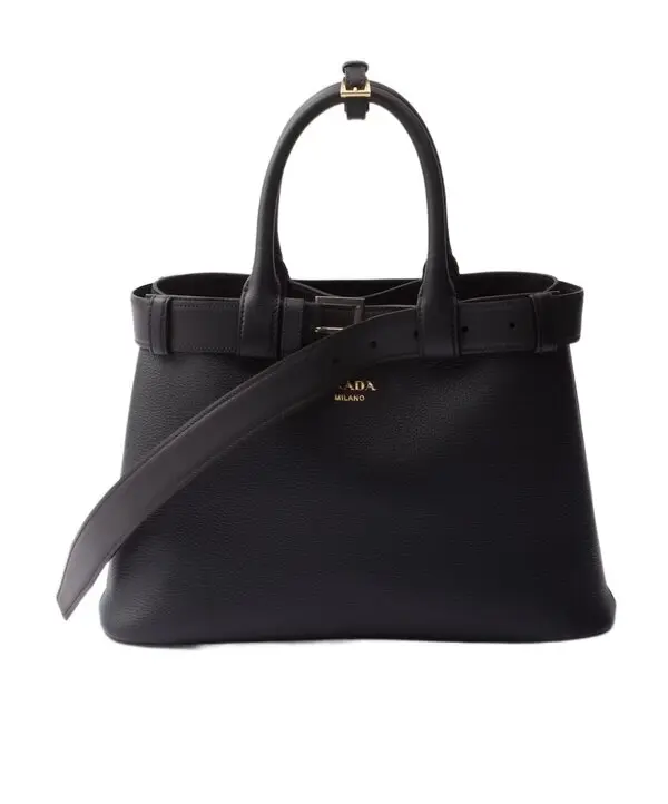 Prada Open-top Medium Handbag - Black