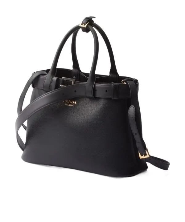 Prada Open-top Medium Handbag - Black