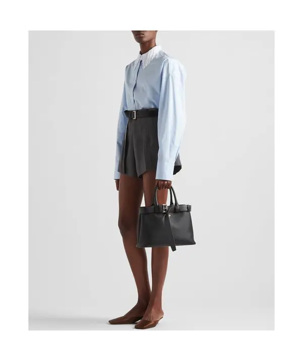 Prada Open-top Medium Handbag - Black