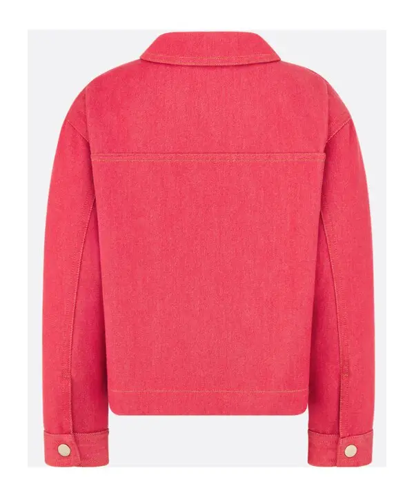Dior Logo Button Denim Jacket