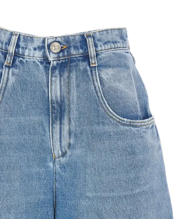MAISON MARGIELA High-waisted Cut-out Jeans