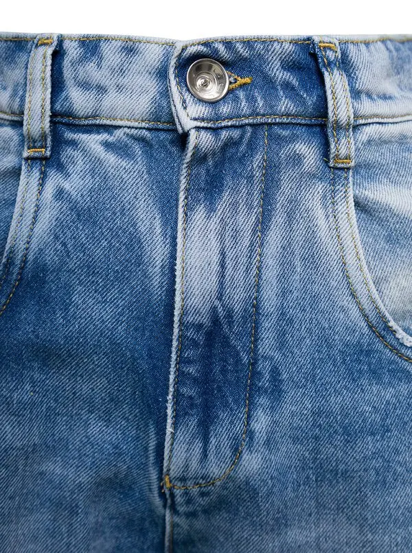 MAISON MARGIELA High-waisted Cut-out Jeans