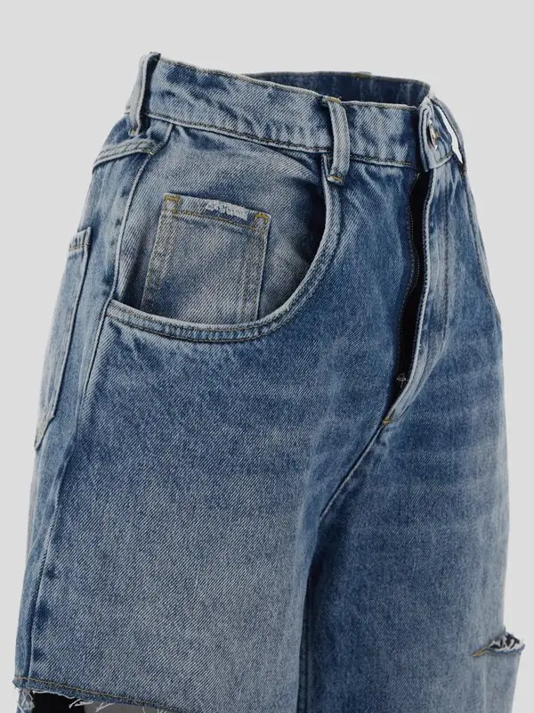 MAISON MARGIELA High-waisted Cut-out Jeans