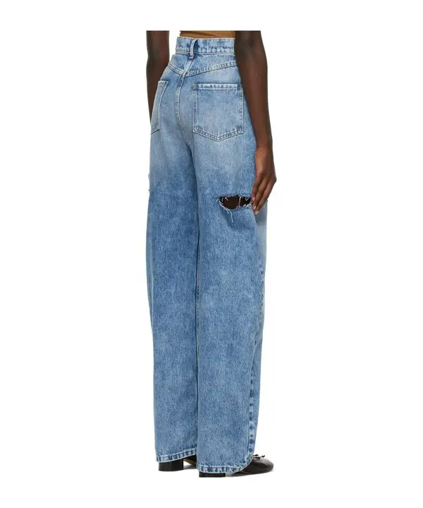 MAISON MARGIELA High-waisted Cut-out Jeans