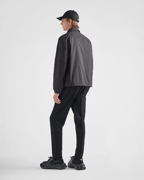 Prada Logo Plaque Button-up Shirt Jacket