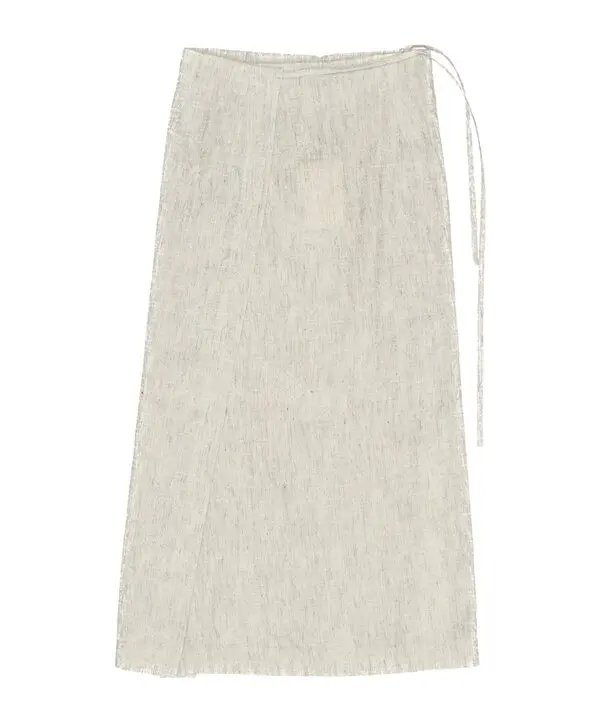 THE ROW Tie-waist Skirt - White