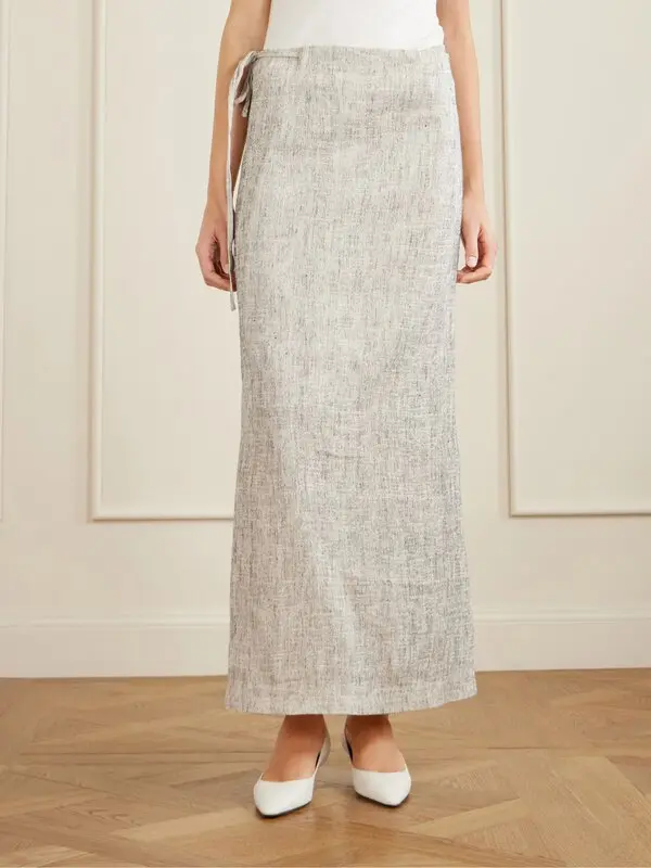 THE ROW Tie-waist Skirt - White