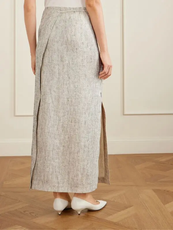 THE ROW Tie-waist Skirt - White