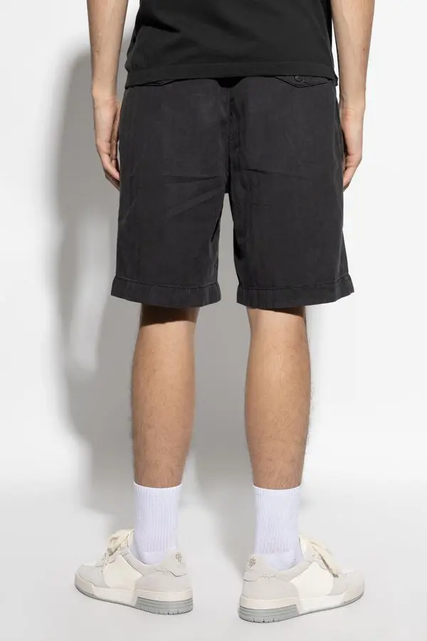 Eleventy Tailored Casual Pleated Shorts - Grey