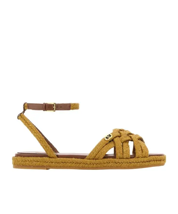 Valentino Garavani Vlogo Signature Espadrilles - Brown