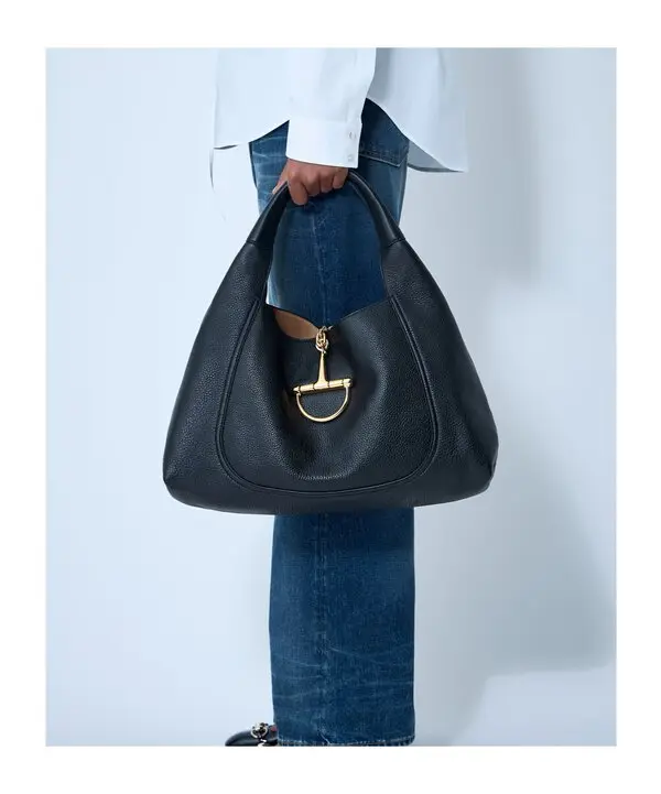 Gucci Softbit Maxi Shoulder Bag - Black