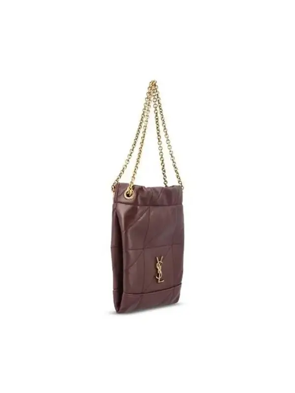 Saint Laurent Logo Plaque Chained Shoulder Bag